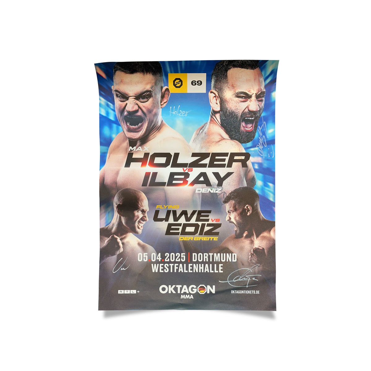 SIGNED POSTER OKTAGON 69– OKTAGON MMA Store