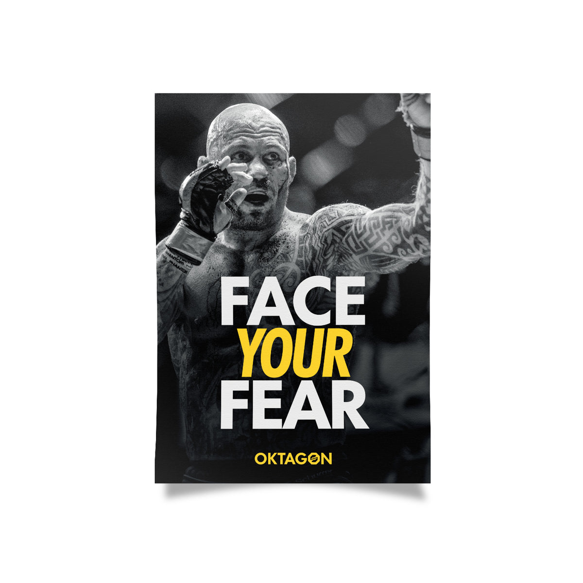 Plakát A3 – Christian Jungwirth / Face Your Fear– OKTAGON MMA Store
