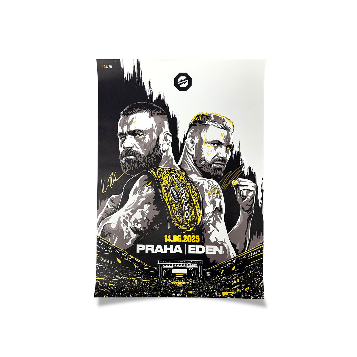 POSTER OKTAGON 72 - MURAL - SIGNED– OKTAGON MMA Store