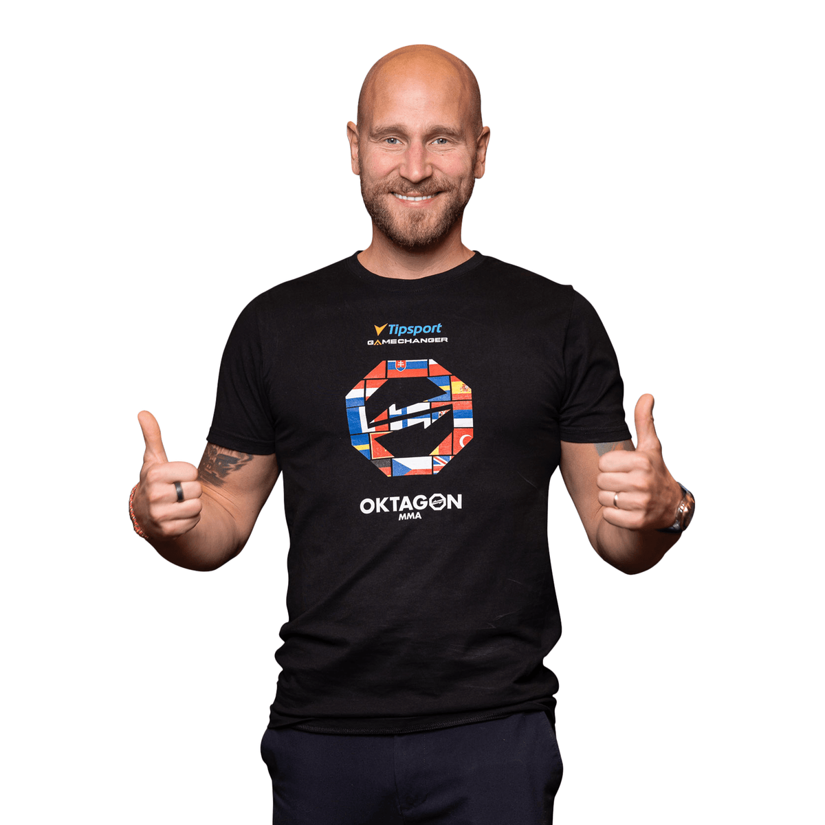 T-SHIRT TIPSPORT GAMECHANGER FLAGS 2024– OKTAGON MMA Store